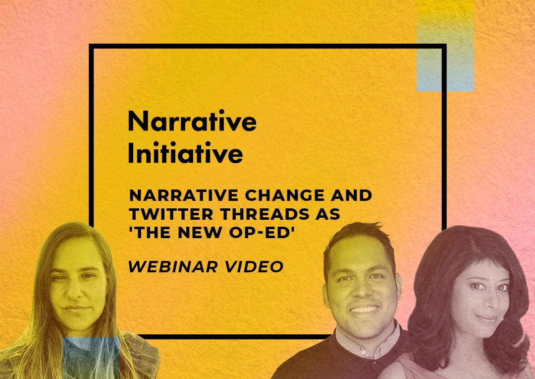 Narrative Change and Twitter Threads as 'The New Op-ed' Webinar – Luz Media